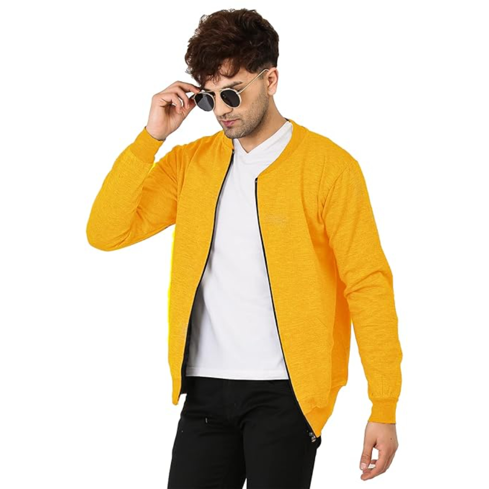 Men’s Loopknit Regular Fit Yellow Jacket